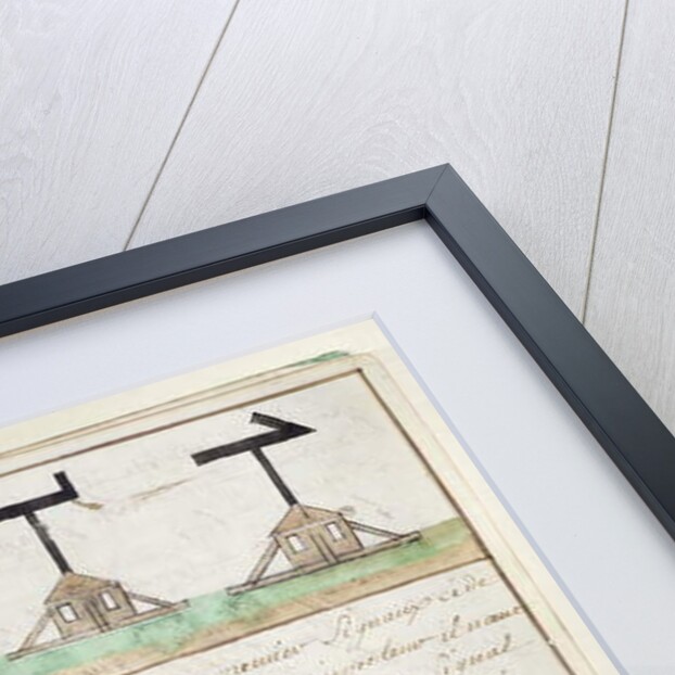 Semaphore Signalling System, c.1794 posters & prints by Claude Chappe