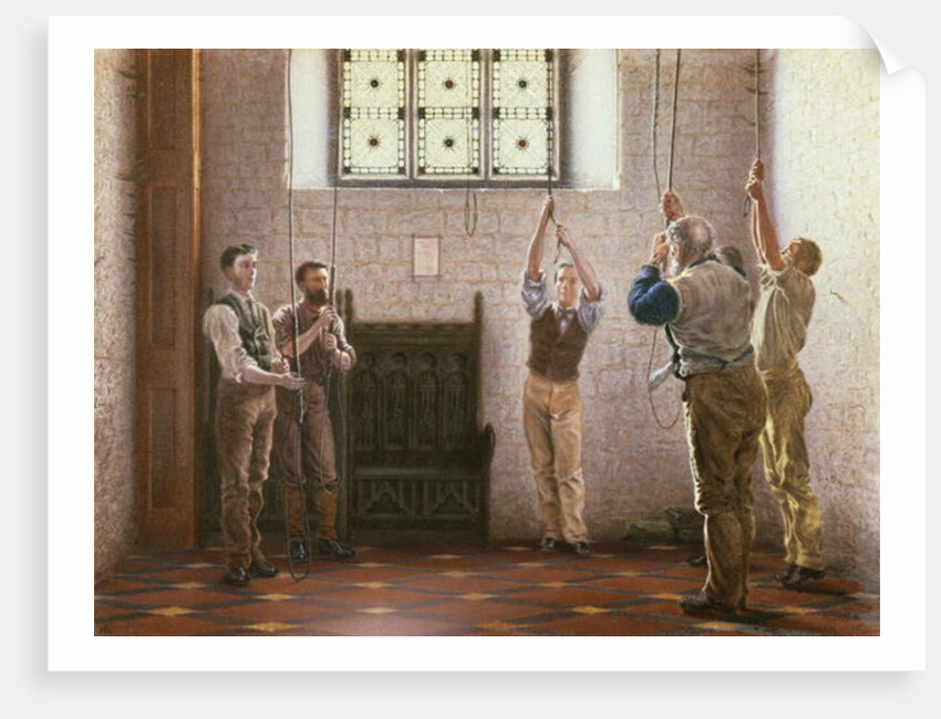 Bell Ringers posters & prints by Henry Ryland