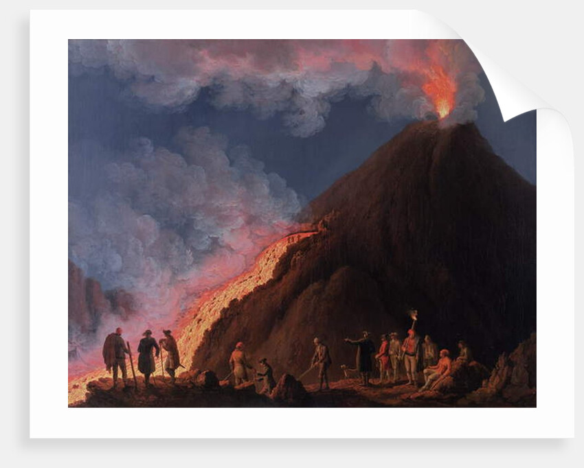 The Eruption of Mount Vesuvius in 1774 posters & prints by Jacob ...