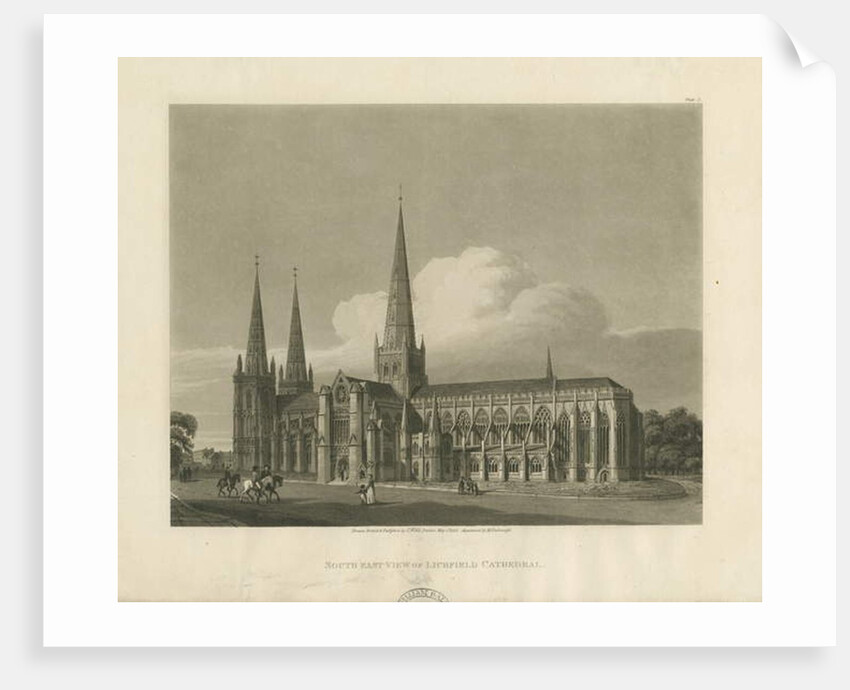 Lichfield Cathedral - South East View posters & prints by Charles Wild