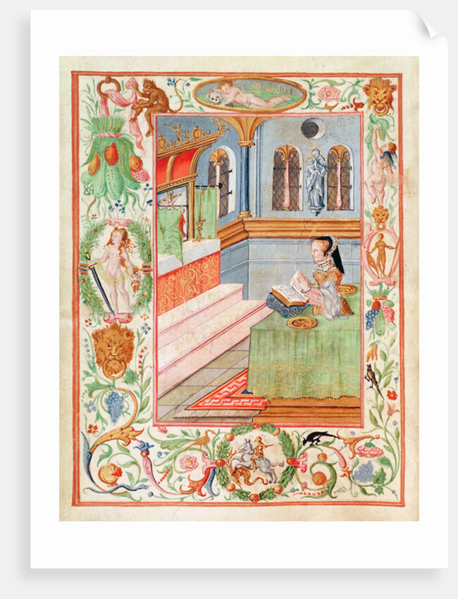 Mary I blessing cramp rings posters & prints by English School