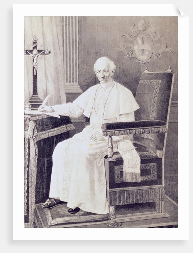 Portrait of Pope Leo XIII posters & prints by Italian School