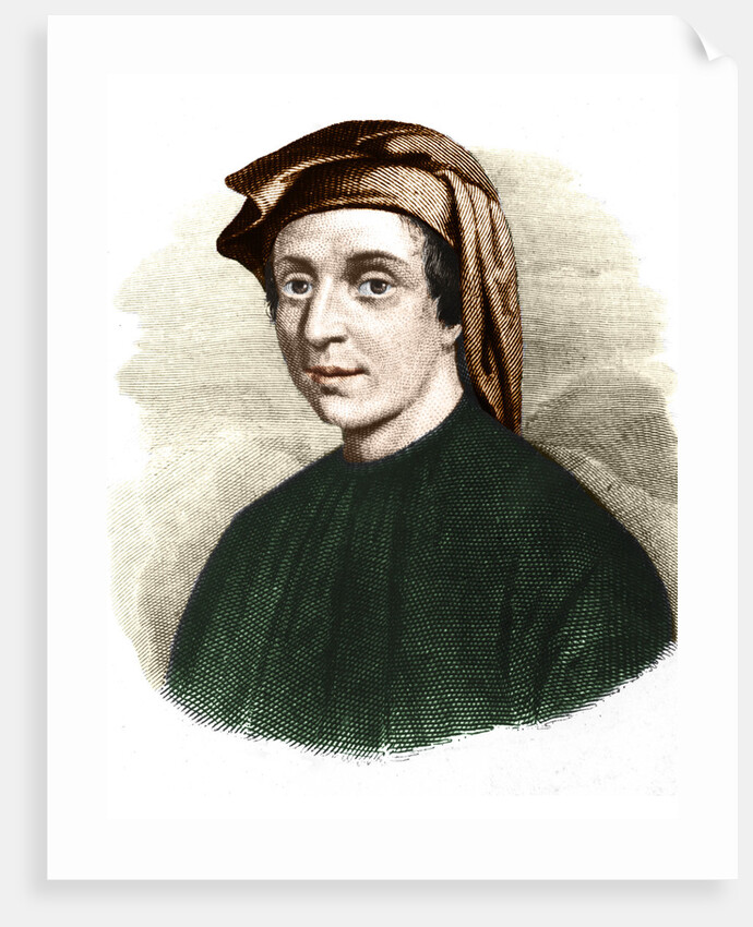 Portrait of Leonardo Fibonacci posters & prints by Corbis