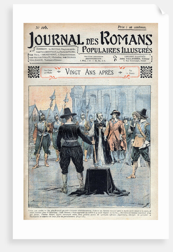 Illustration of King Charles Stuart Being Led to His Execution posters ...