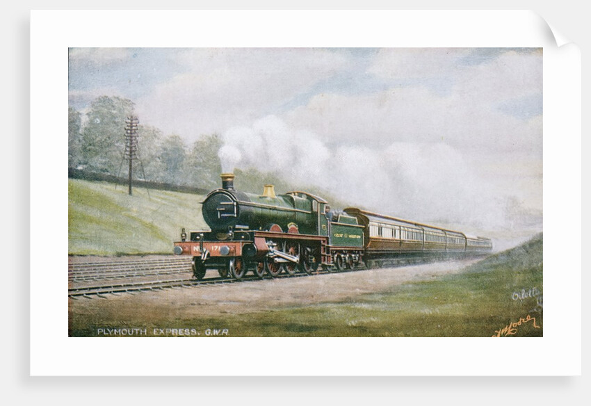 Postcard of Cornish Riviera Express of the Great Western Railway ...