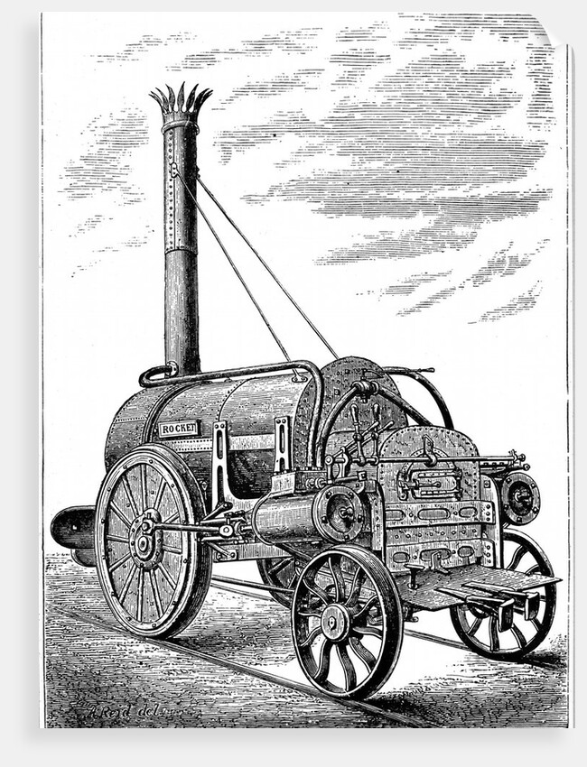George Stephenson's Rocket posters & prints by Corbis