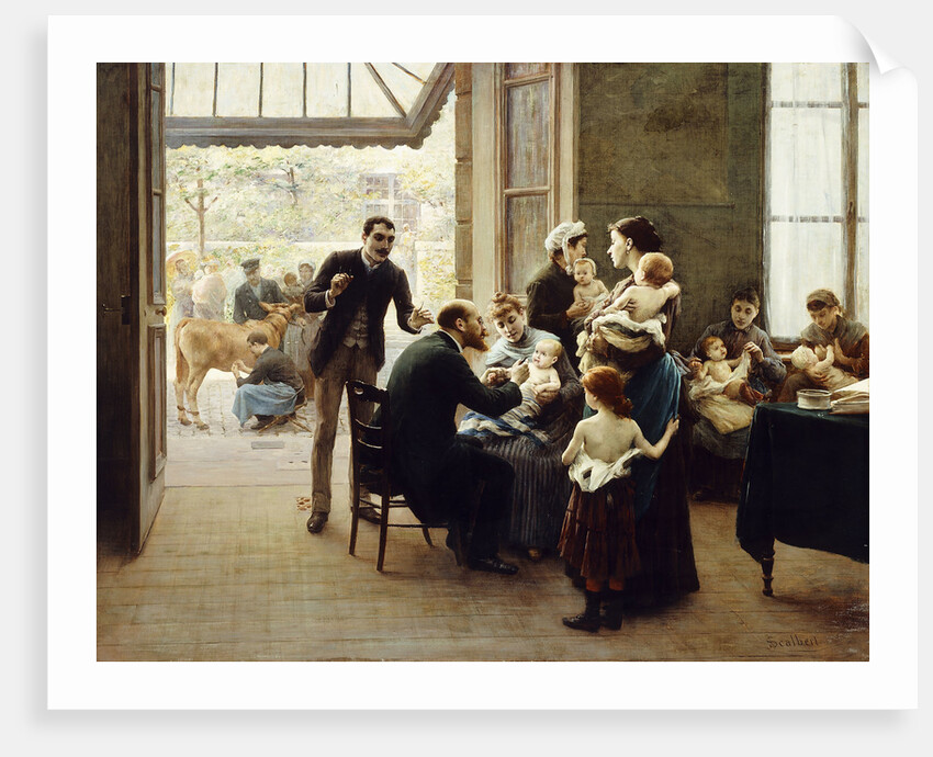 Homage to Louis Pasteur posters & prints by Jules Scalbert