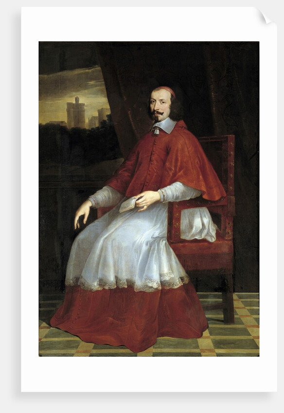 Portrait of the Cardinal Jules Mazarin posters & prints by Philippe de ...