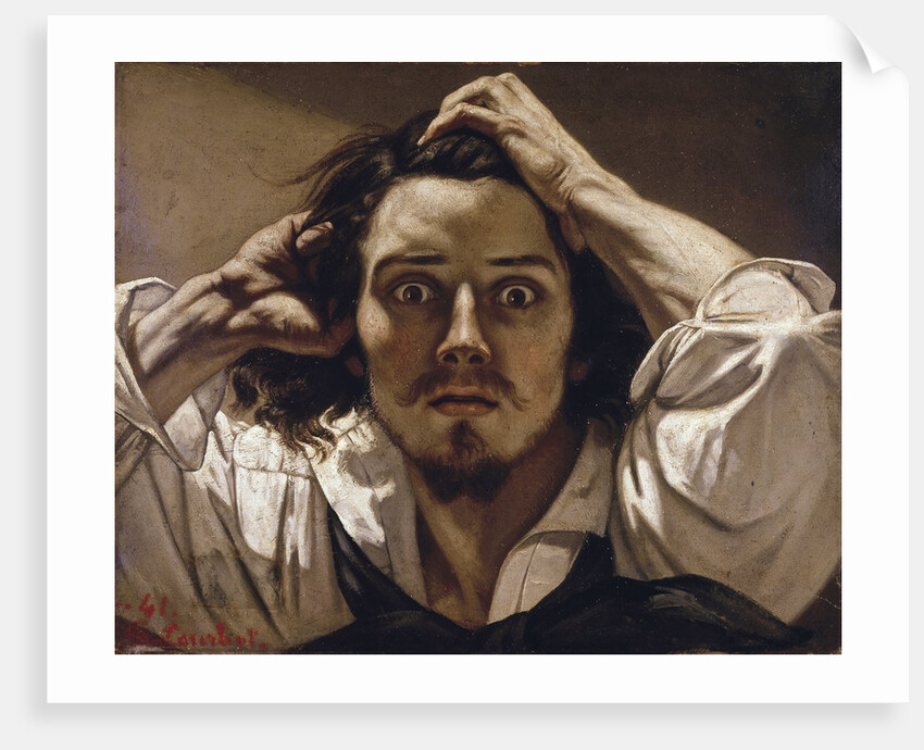 The Desperate Man (Self-portrait) posters & prints by Gustave Courbet