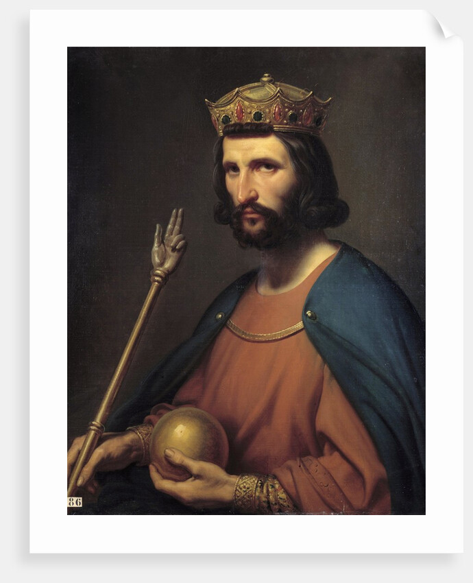Portrait of Hugues Capet, king of France posters & prints by Corbis