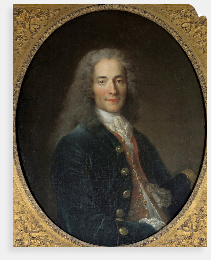Portrait of Voltaire at the age of 24 posters & prints by Corbis