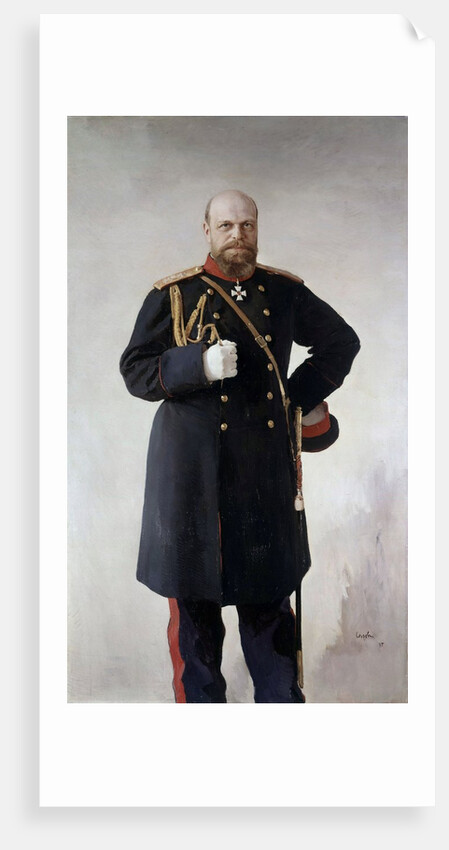 Portrait of Alexander III posters & prints by Valentin Serov