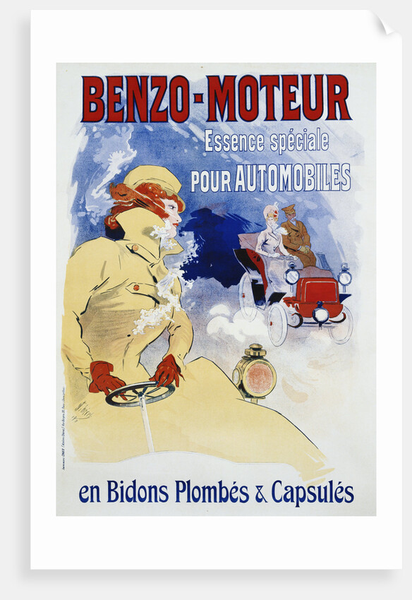Benzo-Moteur Poster posters & prints by Jules Cheret