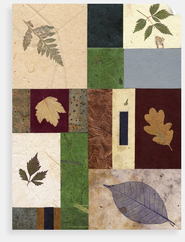 Essential Nature Block Print I posters & prints by Phillip Jaeger