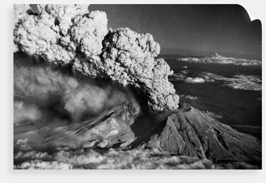 Mount St. Helens Eruption and Mount Hood posters & prints by Corbis