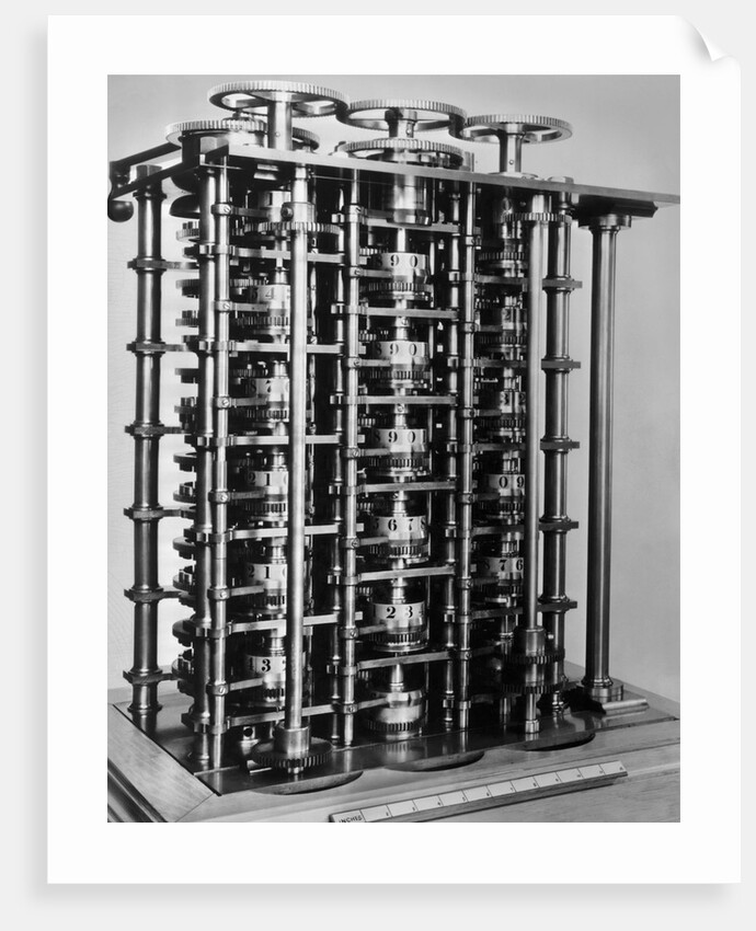 Difference Engine No. 1, posters & prints by Charles Babbage