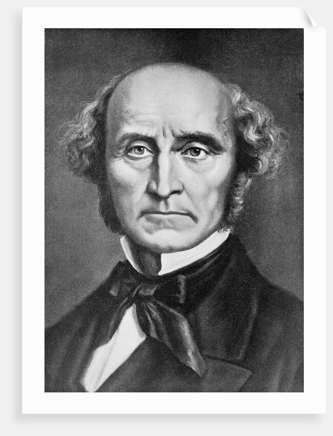 Portrait John Stuart Mill posters & prints by Anonymous