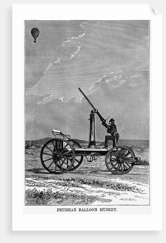 Prussian Balloon Musket posters & prints by Anonymous