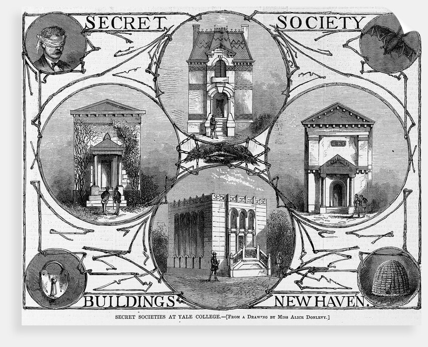 Secret Societies at Yale College posters & prints by Corbis