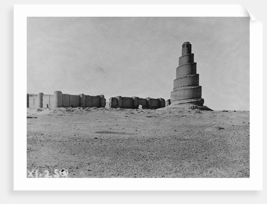 Mosque Of Samarra, Exterior, Mesopotamia posters & prints by Anonymous