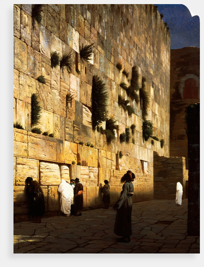 Solomon's Wall, Jerusalem (The Wailing Wall) posters & prints by Jean ...