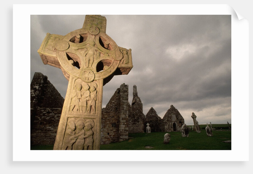 Stone Cross at Monastic Center posters & prints by Anonymous