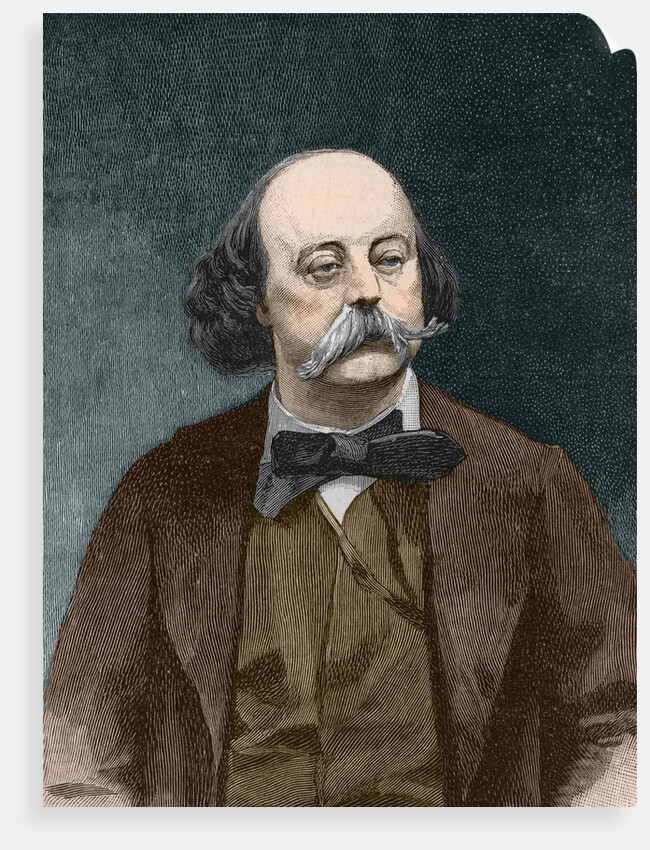 Portrait of Gustave Flaubert posters & prints by Corbis
