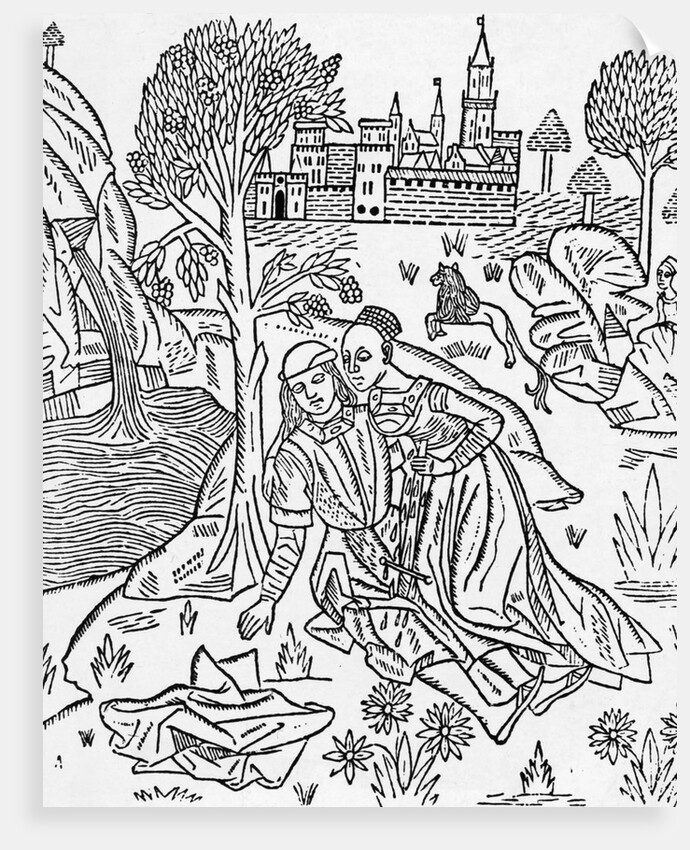 Pyramus and Thisbe, from Ovid, Metamorphoses posters & prints by Corbis