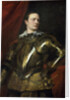 Portrait of a condottiere with golden armor posters & prints by Corbis