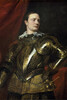 Portrait of a condottiere with golden armor posters & prints by Corbis