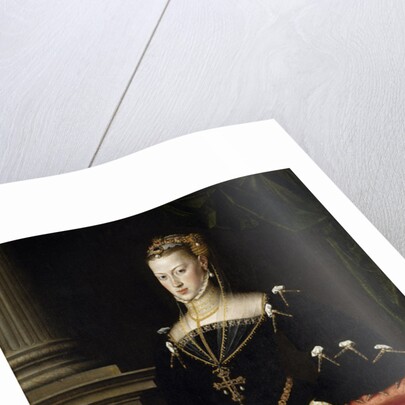 Portrait of Archduchess Maria of Austria, Holy Roman Empress, 1551 ...