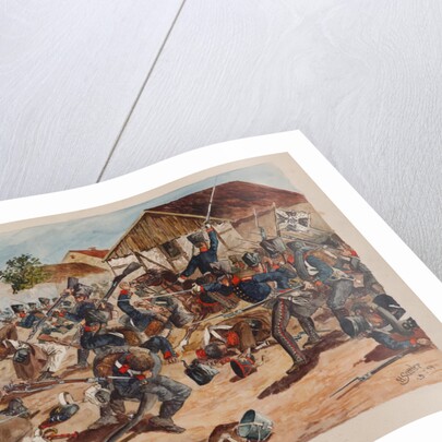 The Battle of Möckern on April 5, 1813 posters & prints by Anonymous