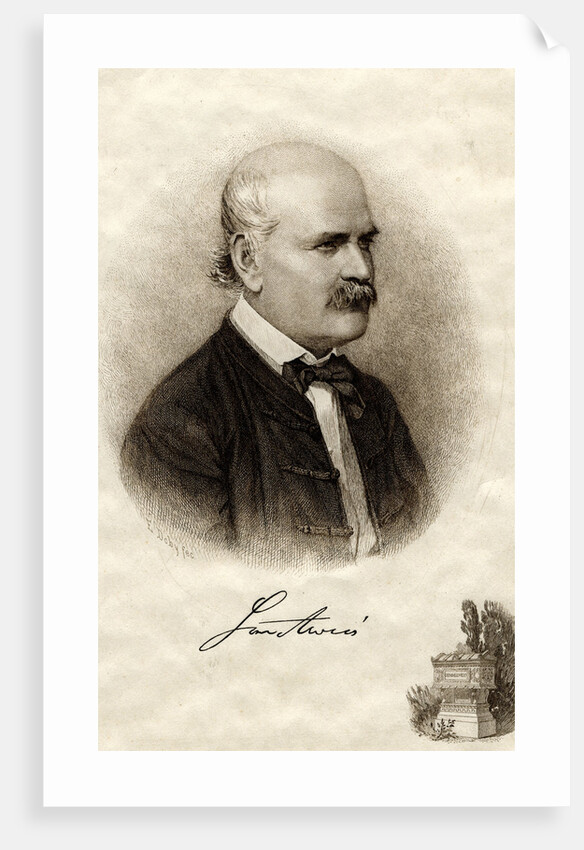Portrait of Ignaz Philipp Semmelweis posters & prints by Jenö Eugen Doby