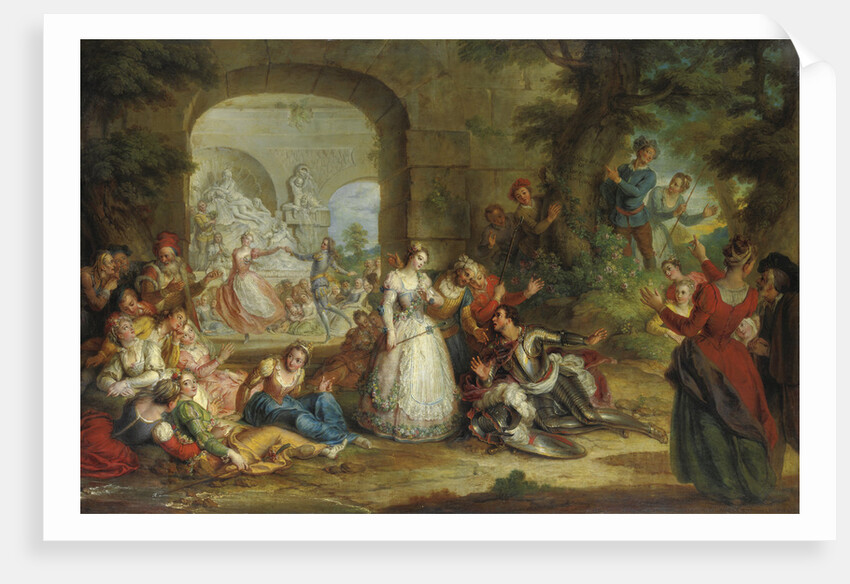 Roland and Angelica posters & prints by Anonymous