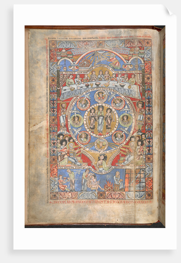 The Floreffe Bible. Book of Job, c. 1170 posters & prints by Anonymous
