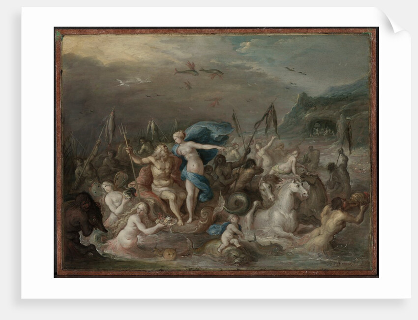 The Triumph of Neptune and Amphitrite, 1630s posters & prints by Frans ...