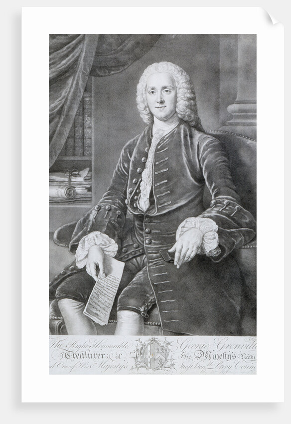George Grenville posters & prints by Richard Houston