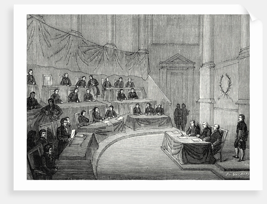 Alessandro Volta Reads Before the Academy of Science His Memoir of the ...