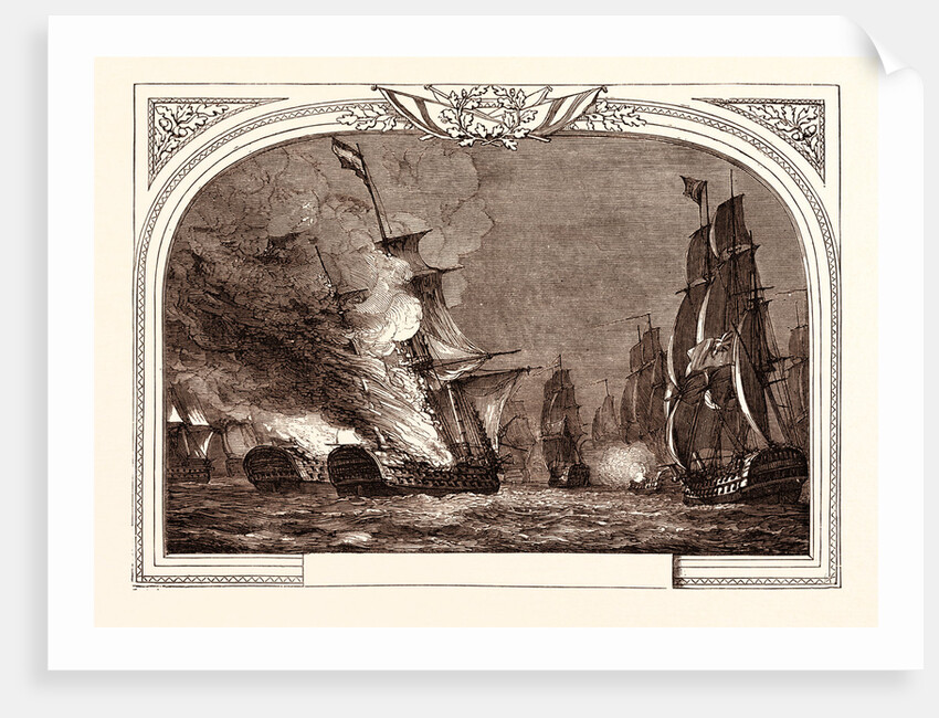 Battle Off Cabarela Point, (Admiral Sir J. Saumarez), July 12th, 1801 ...