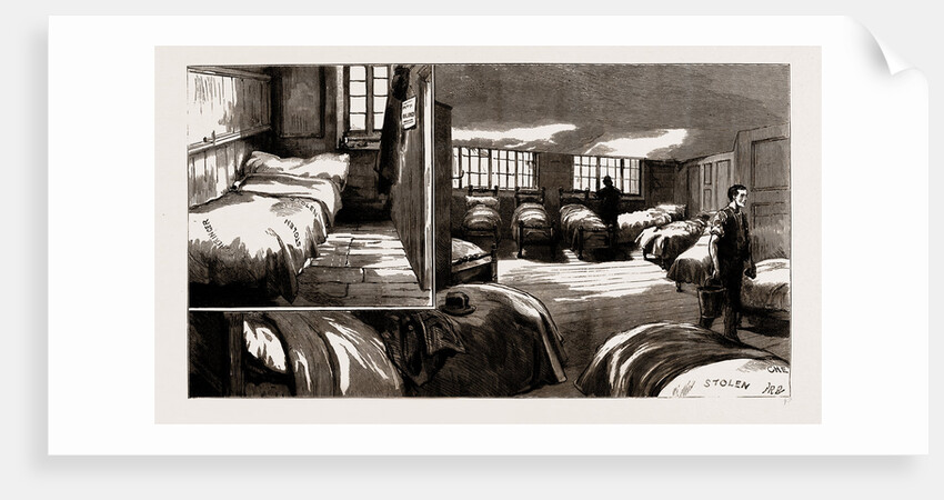 Singles And Doubles In A Common Lodging House, 1886 posters & prints by ...