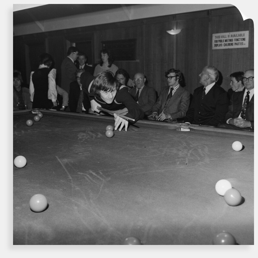 Alex Higgins, snooker player posters & prints by Manx Press Pictures