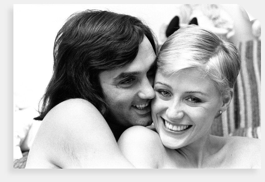 George Best and his girlfriend Angela Macdonald-James posters & prints ...