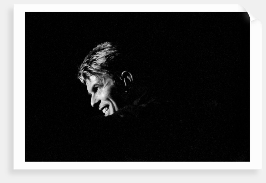 David Bowie performing on stage at The Barrowlands in Glasgow. Scotland ...