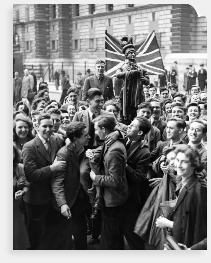VE Day celebrations in London 1945 posters & prints by Nixon & Greaves