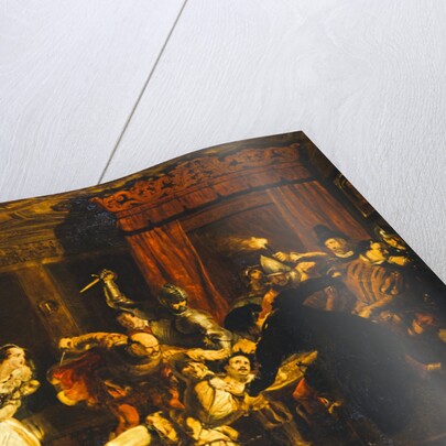 The Murder of David Rizzio posters & prints by Sir William Allan