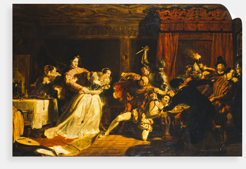 The Murder of David Rizzio posters & prints by Sir William Allan