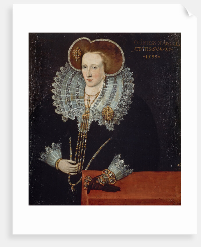 Lady Agnes Douglas, Countess of Argyll, about 1574 - 1607. Wife of the ...