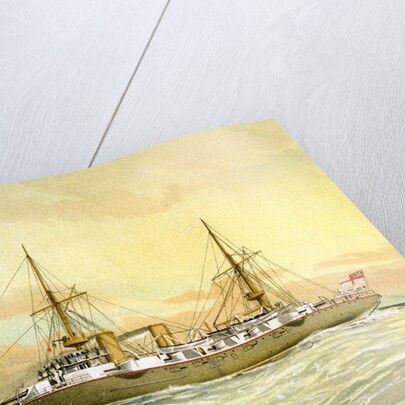 HMS Undaunted, Royal Navy 1st class cruiser posters & prints by William ...