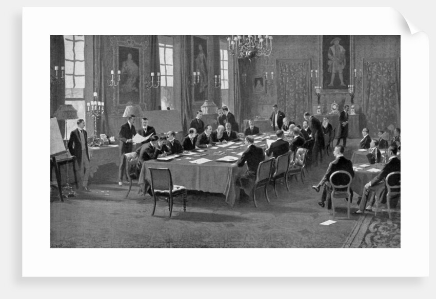 Signing the treaty of London, May 1913 posters & prints by Anonymous
