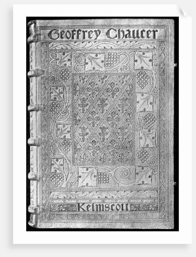 The Kelmscott Chaucer, with a special binding by William Morris posters ...